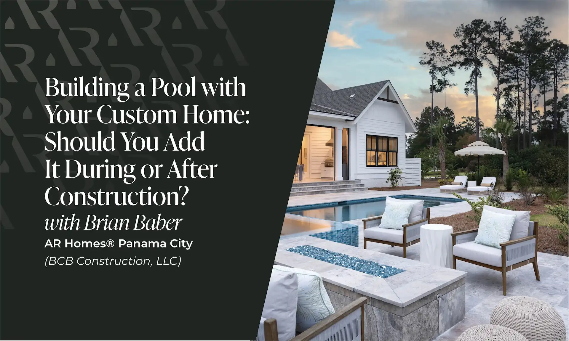 Building a Pool with Your Custom Home: Should You Add It During or ...